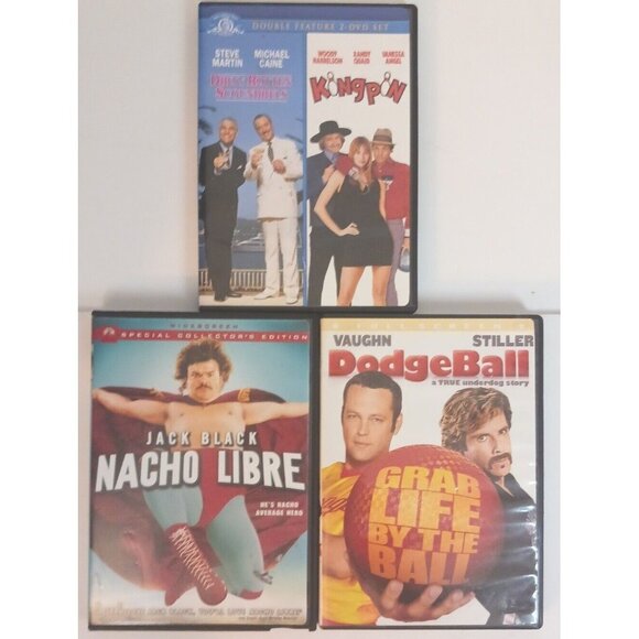 Media | Dvd Dirty Rotten Scoundrels Kingpin Nacho Libre Dodgeball One ...